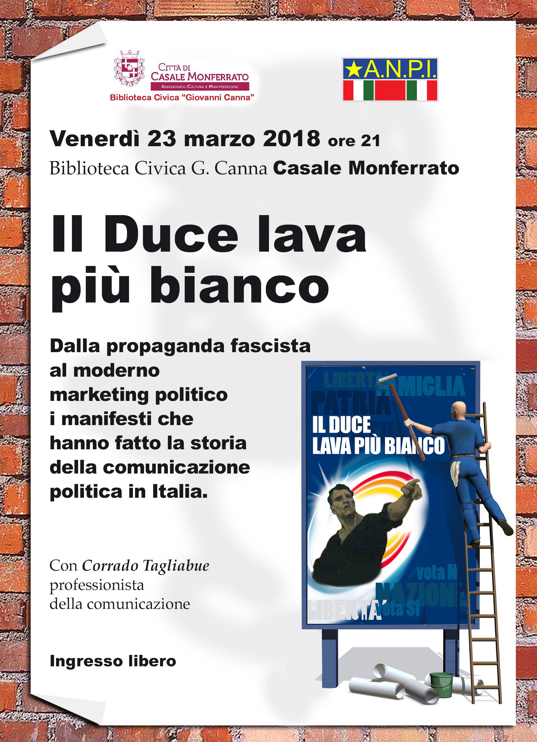 “Il Duce lava più bianco ” la propaganda dal novecento fino ad oggi